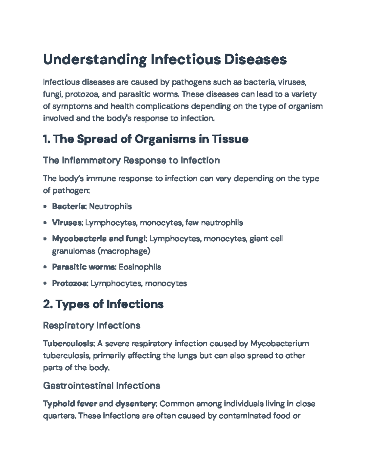 Understanding Infectious Diseases: Types, Responses, and Case Studies ...