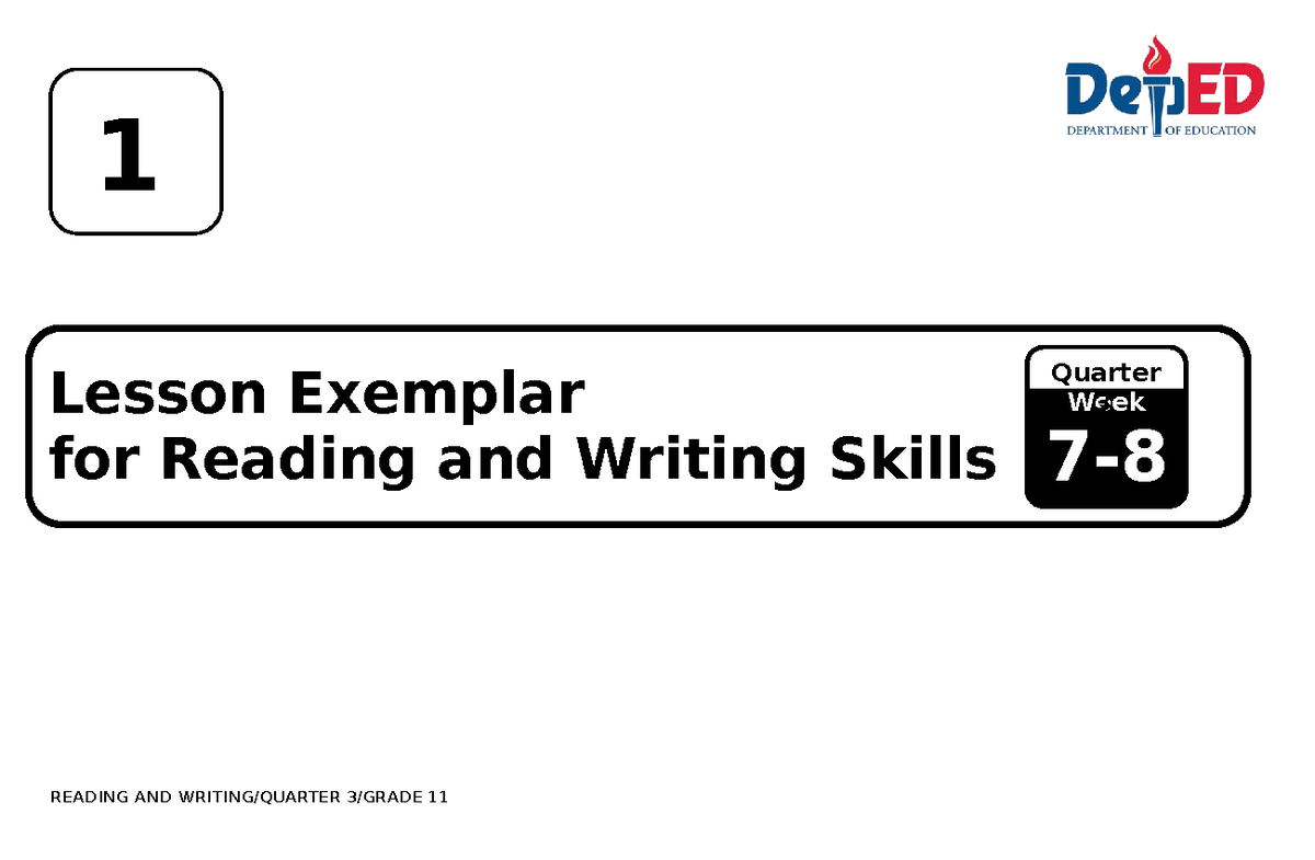 1 1 Lesson Exemplar: Understanding Explicit and Implicit Claims in Reading - Studocu