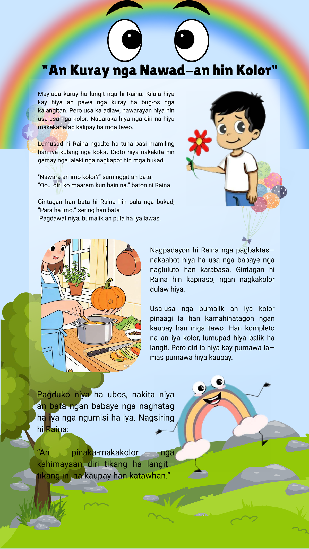 Raina: An Pawa nga Kuray ha Langit - Istorya para ha mga Bata - Studocu