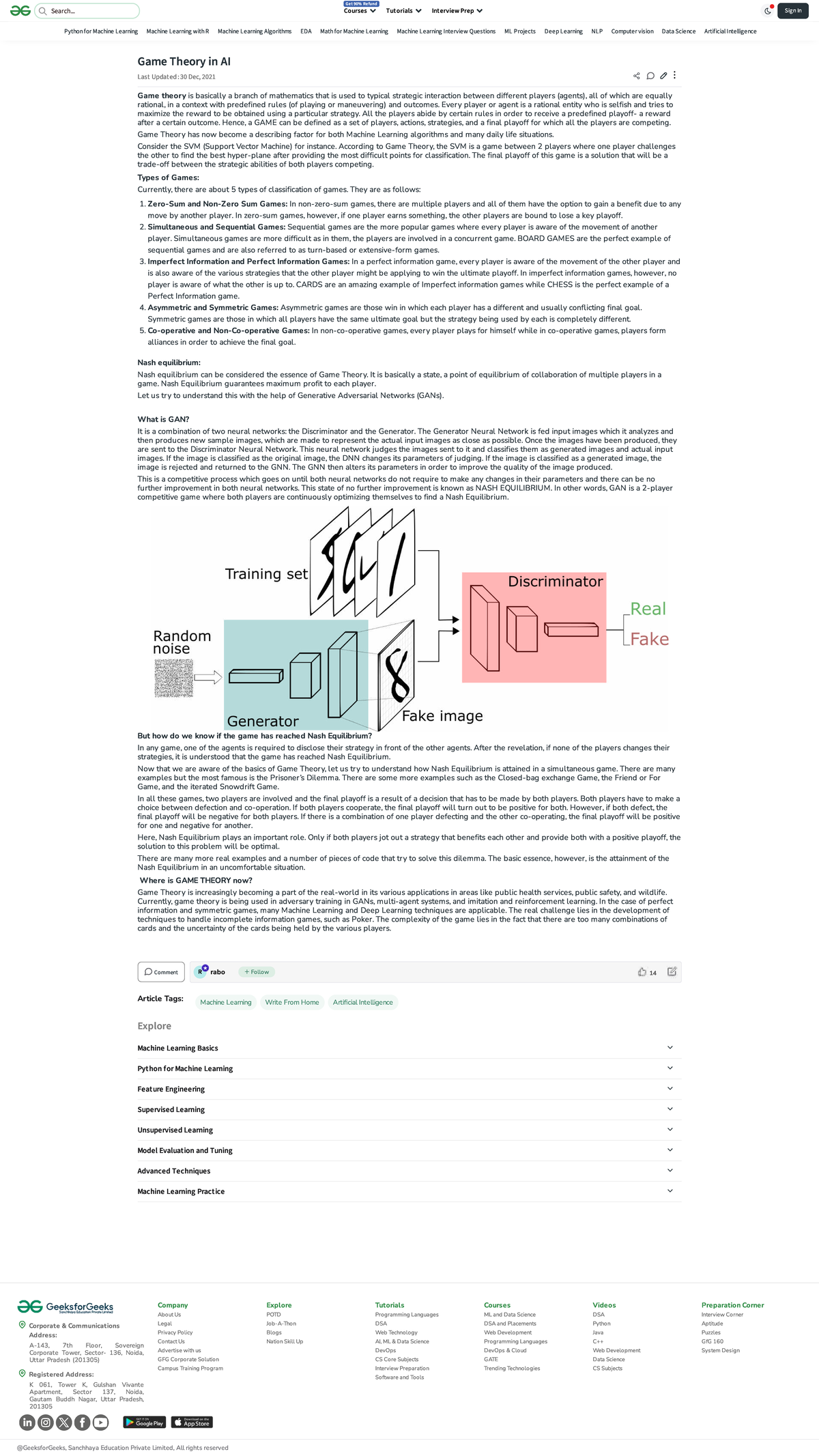 GAME Theory: Understanding Strategic Interactions in ML and AI - Studocu