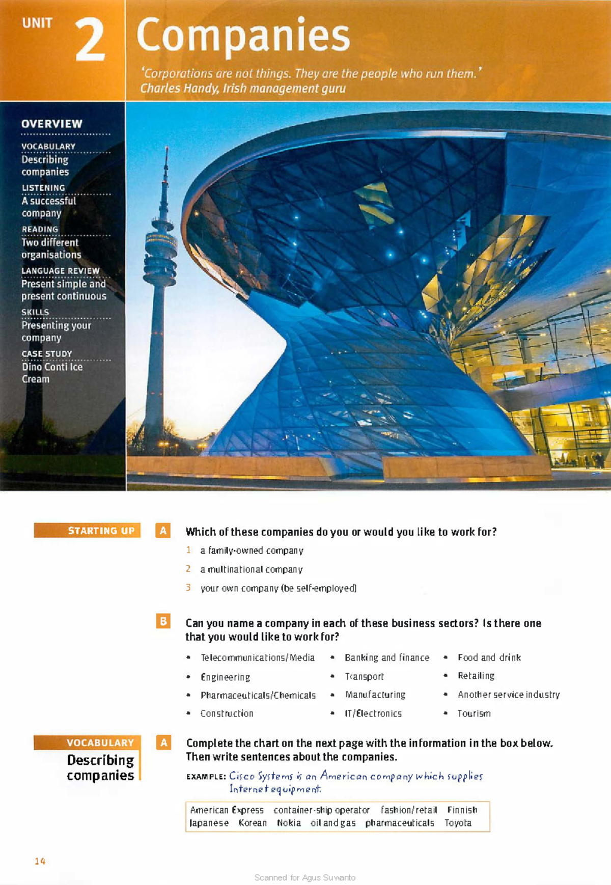Market Leader Unit 2: Companies Overview and Analysis - Studocu