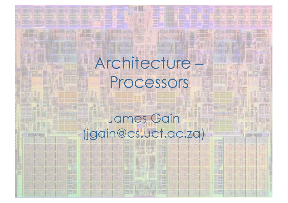 MIPS Processor Overview: Components, Execution, and Pipelining - Studocu