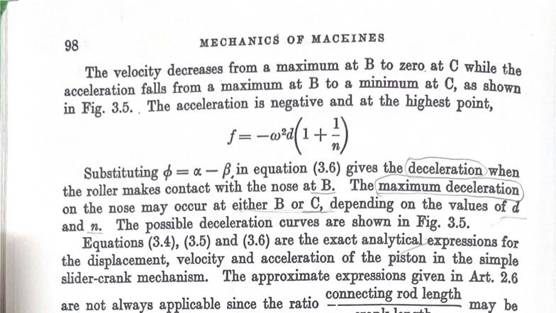 CAMS 101: Mechanics of Machines - Detailed Notes on Cam Profiles and ...