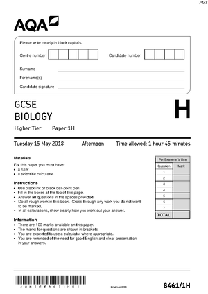 Cell Biology (B1+2) notes - bit/pmt-edu-cc bit/pmt-cc AQA Biology GCSE ...