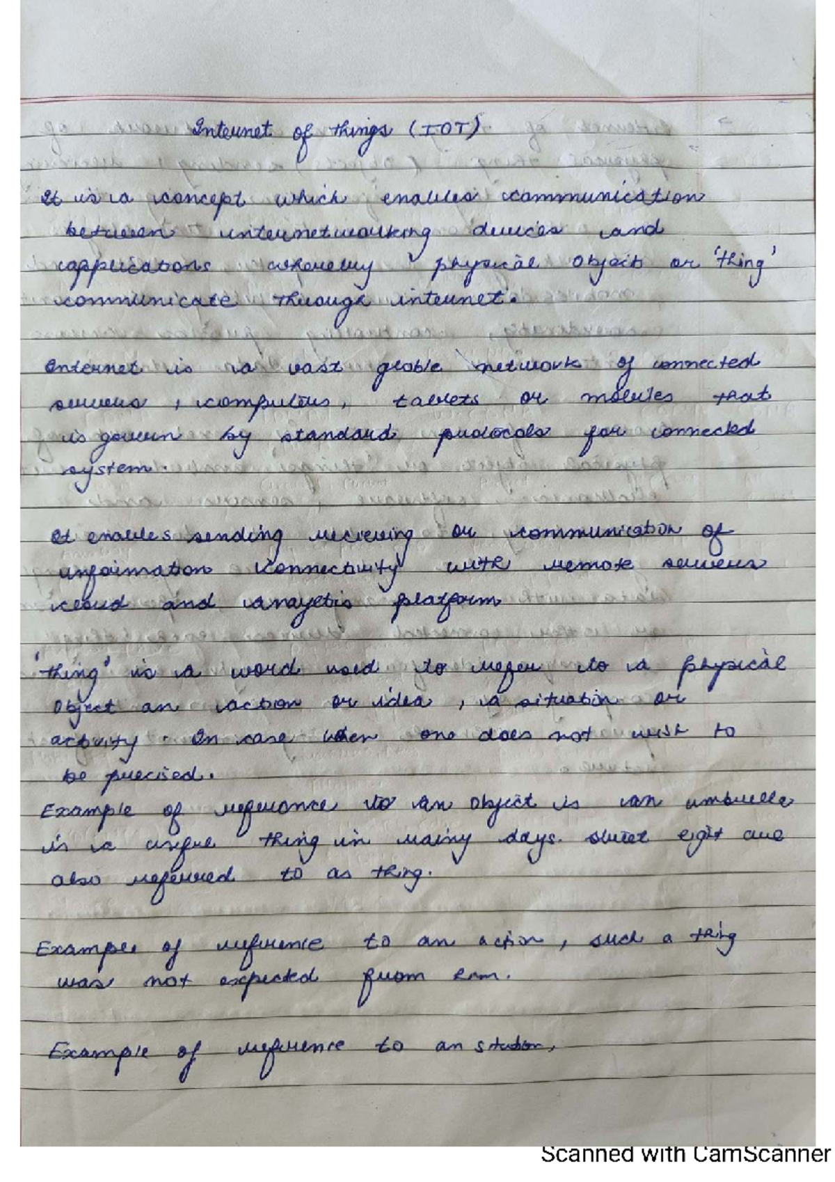 IoT - LTT Final Exam Notes on Internet of Things Concepts - Studocu