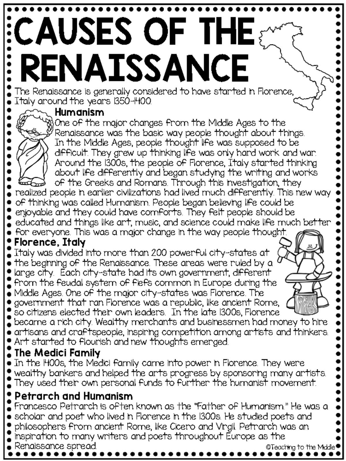 T-P T-Causes of the Renaissance: Humanism and Its Impact - Studocu