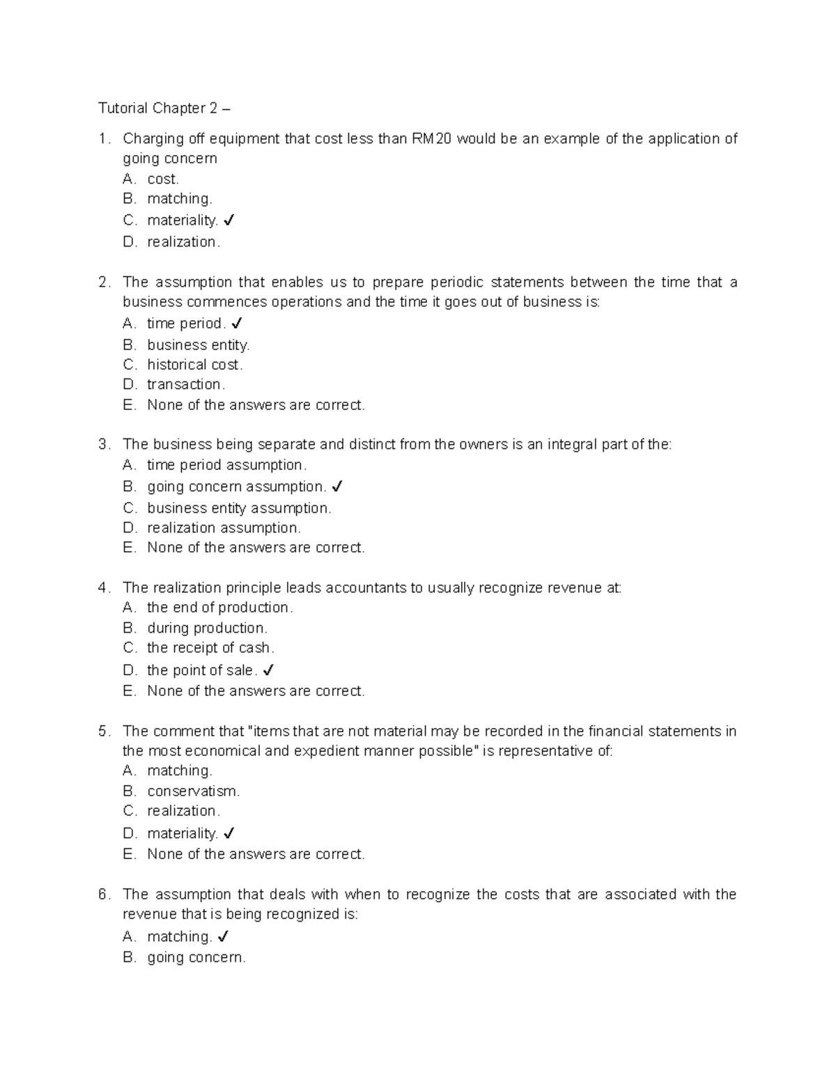 SS Tutorial Chapter 2 - Key Concepts and Practice Questions - Studocu