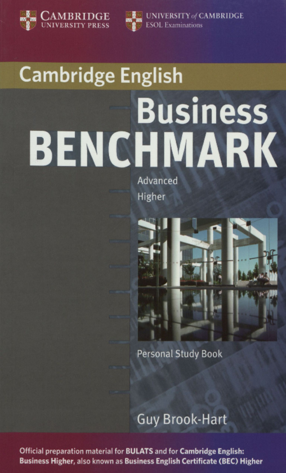 Cambridge Business Benchmark Advanced Personal Study Book Guide - Studocu