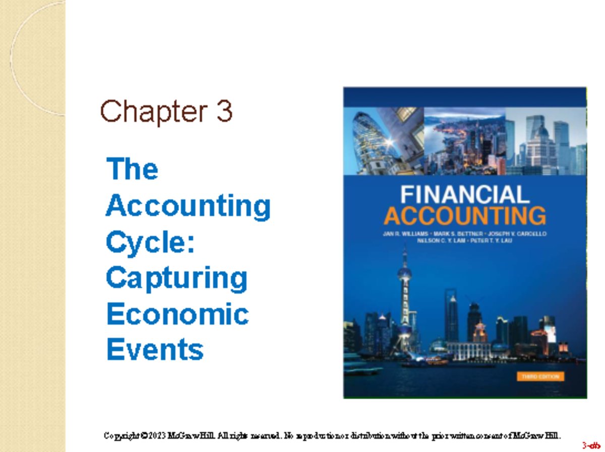 Chapter 3: The Accounting Cycle - Key Concepts and Procedures - Studocu