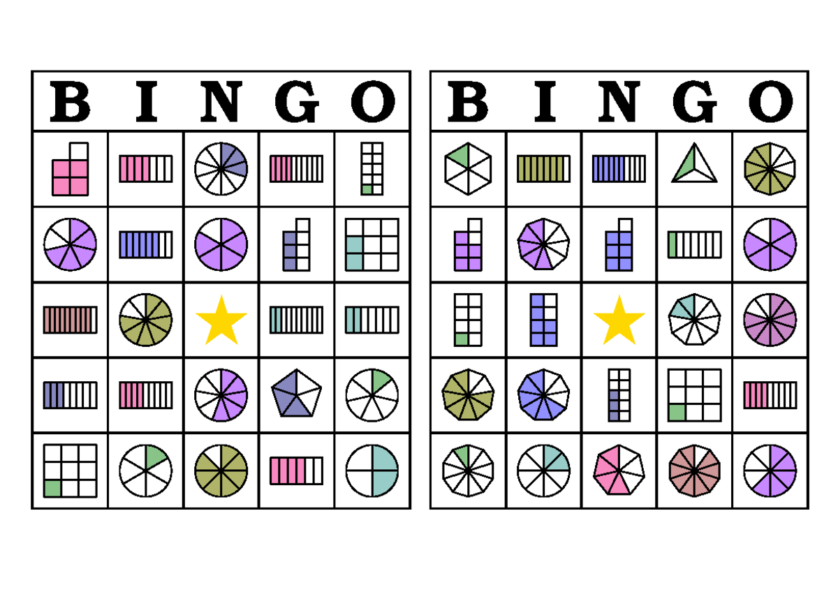 Bingo de las Fracciones: Juego Interactivo para Aprender Matemáticas ...