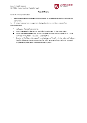 MSK UL - Special Tests, Passive Accessory Movements, ROM landmarks ...