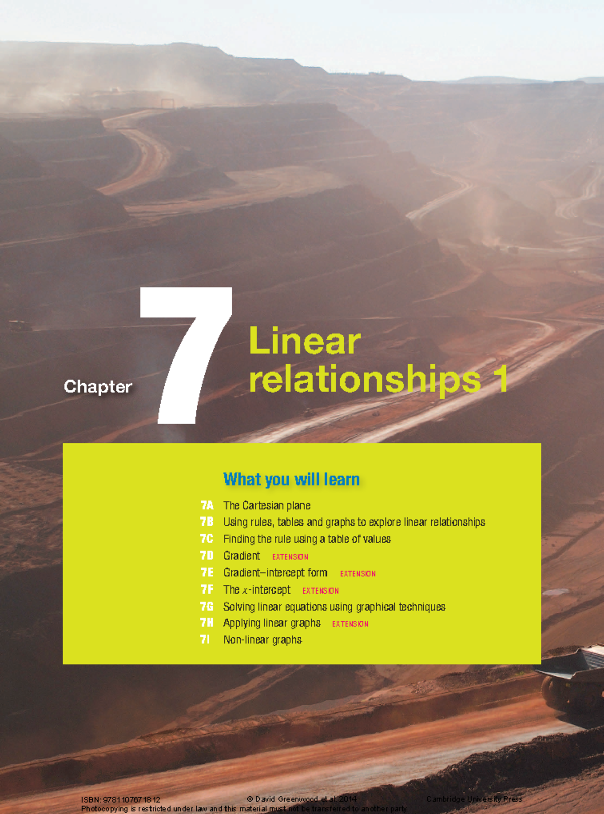 Chapter 7: Linear Relationships 1 - Exploring Key Concepts - Studocu