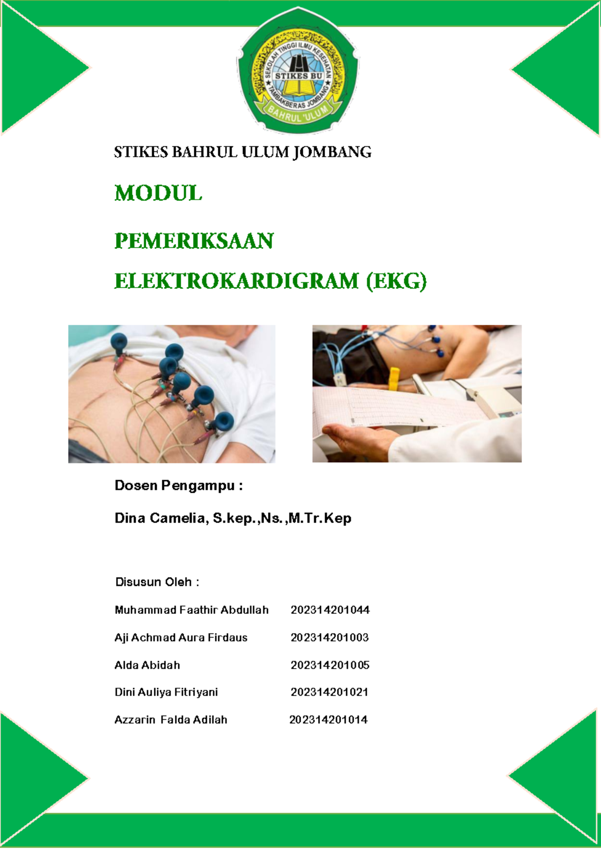 Modul 1: EKG untuk Keperawatan Dewasa 1 - Visi, Misi, dan Tujuan - Studocu