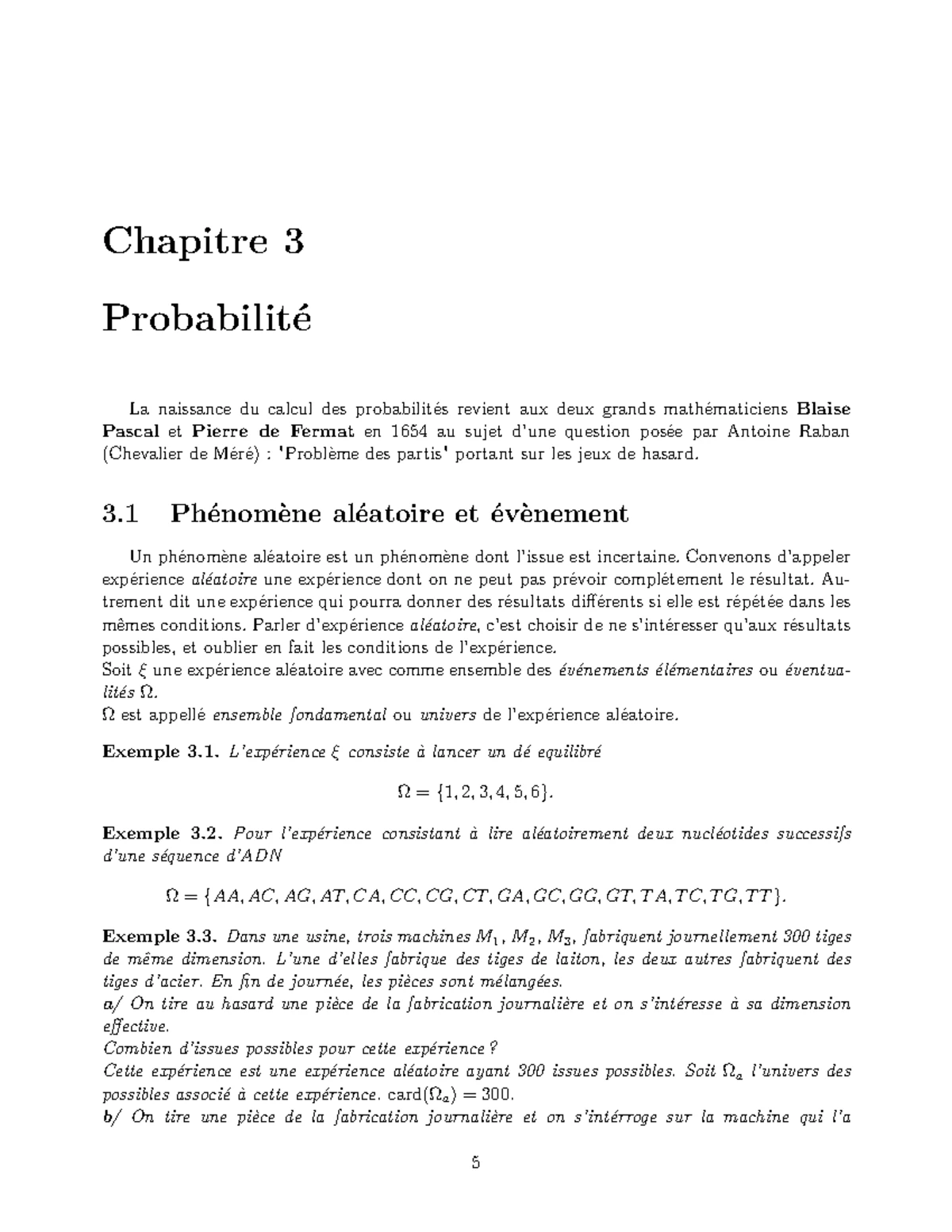 Examen avec corrigé ( Usthb) - Probabiltés-Statistique 1 - Studocu