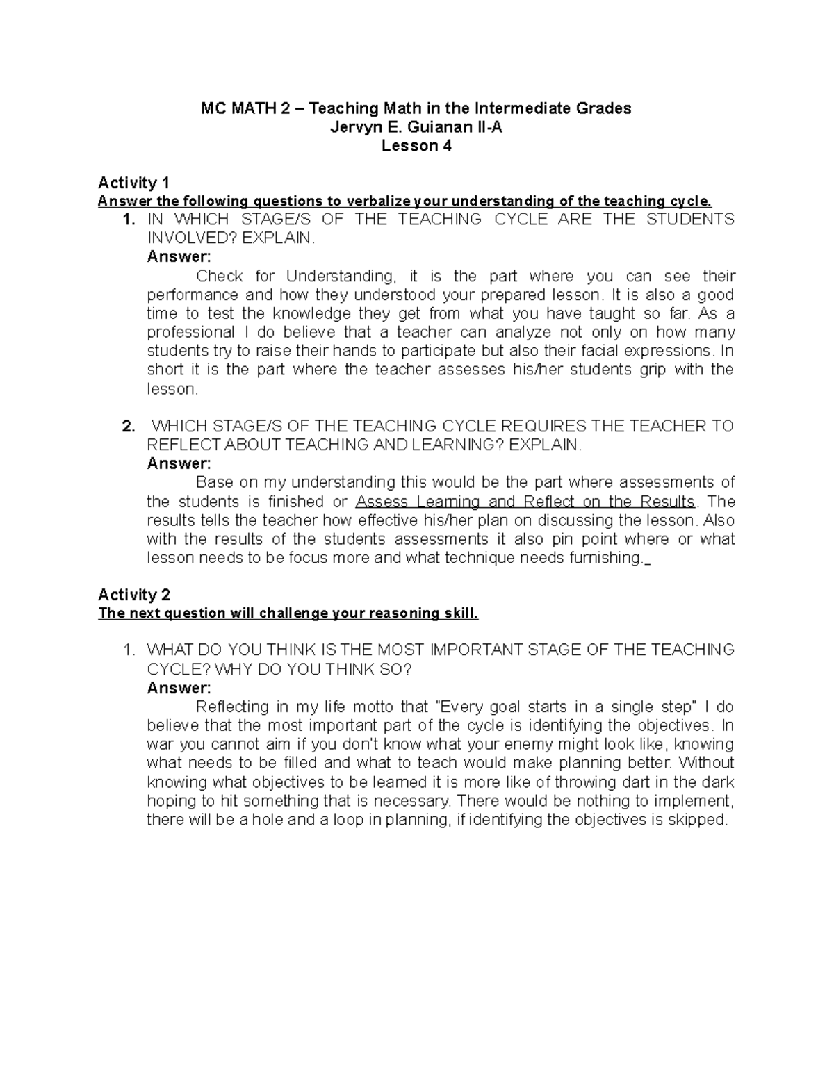 MC MATH 2- Lesson 4 - Activity - MC MATH 2 – Teaching Math in the ...