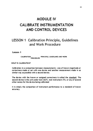 Module 1 Lesson 2 MAIN Components OF Sensor - Lesson 2 MAIN COMPONENTS ...