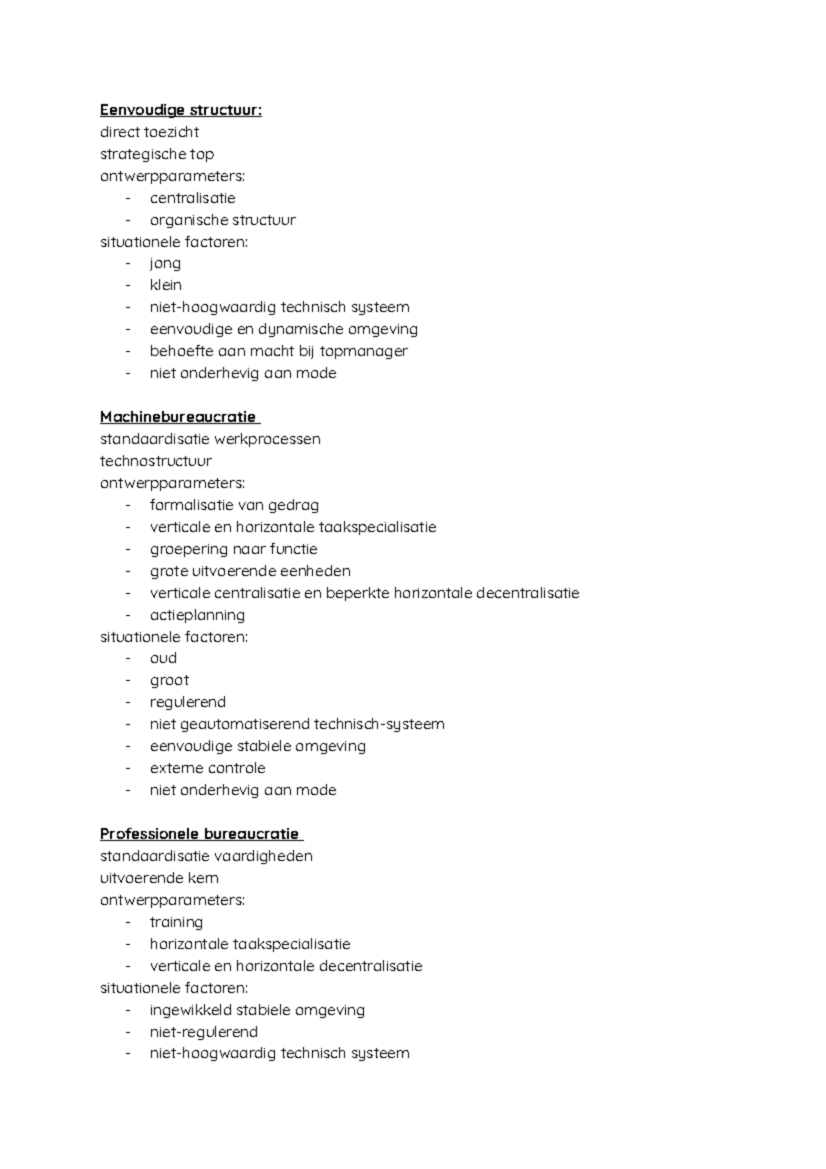 Herschikking van Organisatiestructuren: Notities uit Mintzberg ...