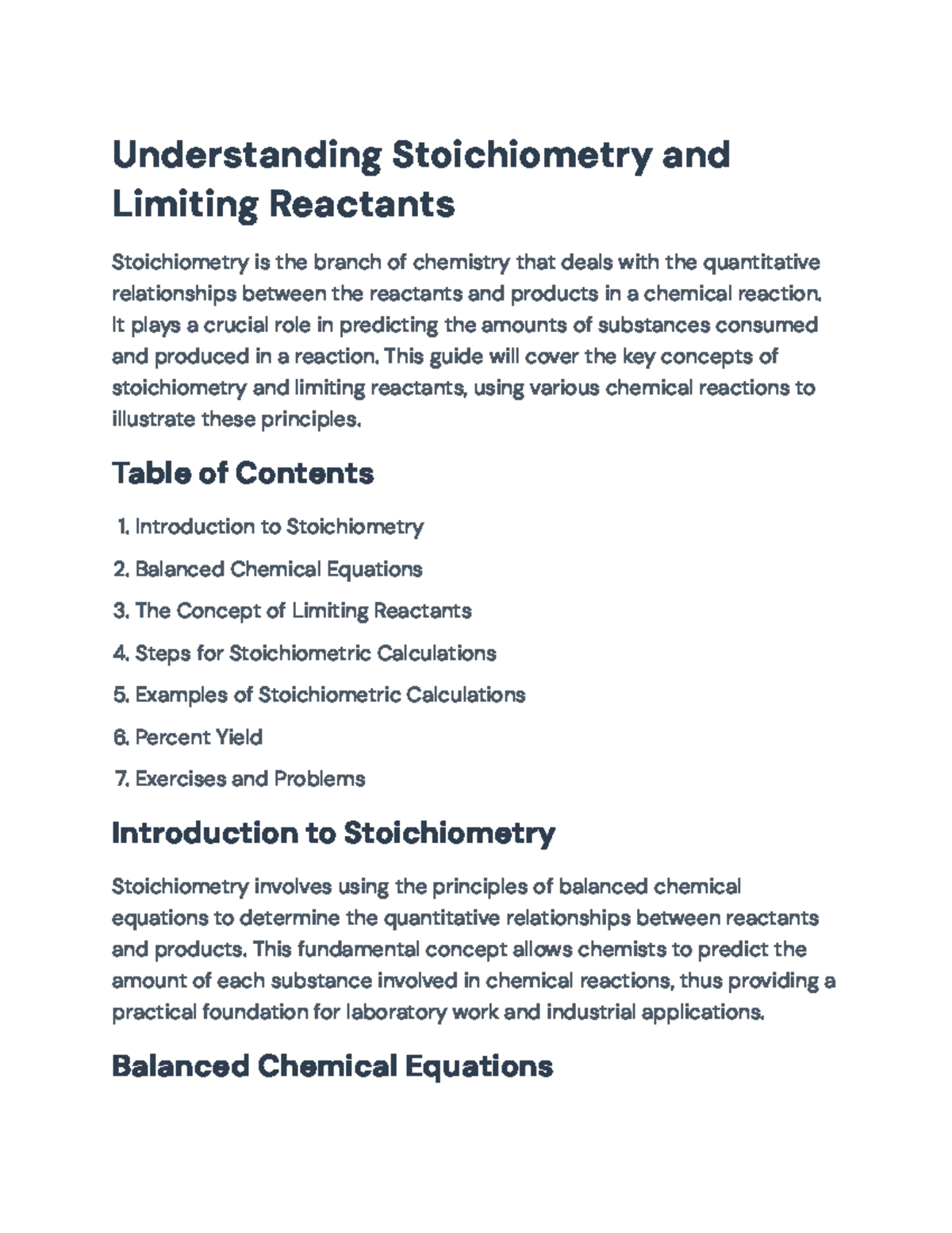 Understanding Stoichiometry & Limiting Reactants: A Comprehensive Guide ...