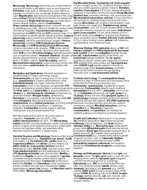 Science Olympiad Microbe Mission Study Guide 2025 - Studocu