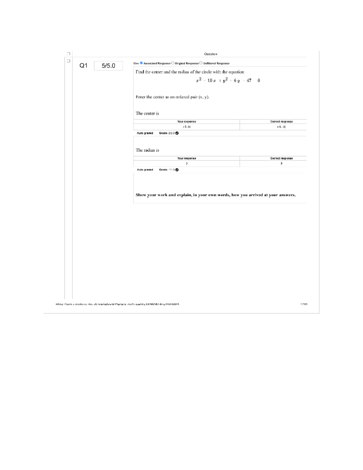 MAT 140 5 2 Problem Set Module 5 - Question Q1 View Annotated Response ...