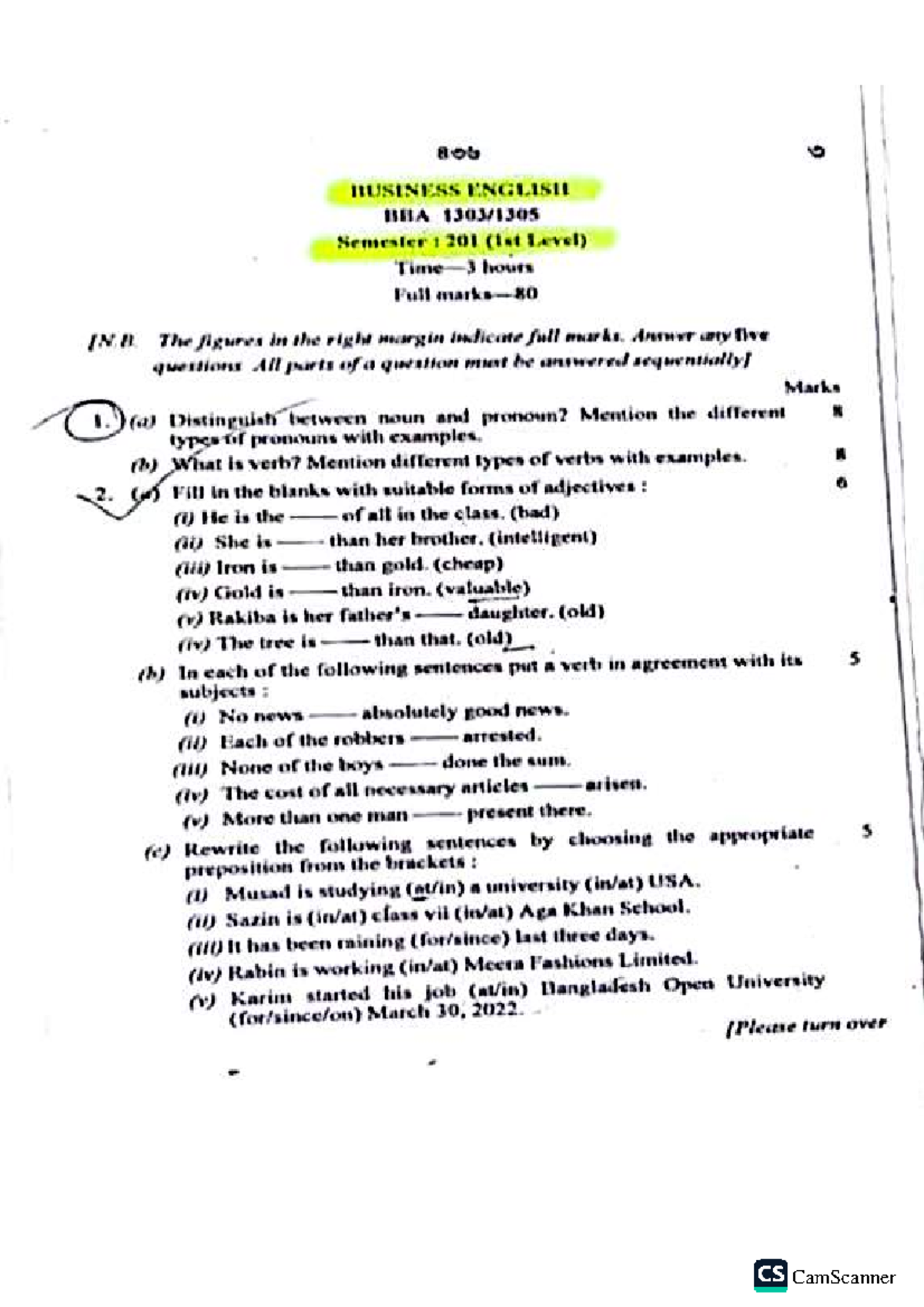 Business English - Manual Book (BRA 130) Semester 151 (1st Level) - Studocu