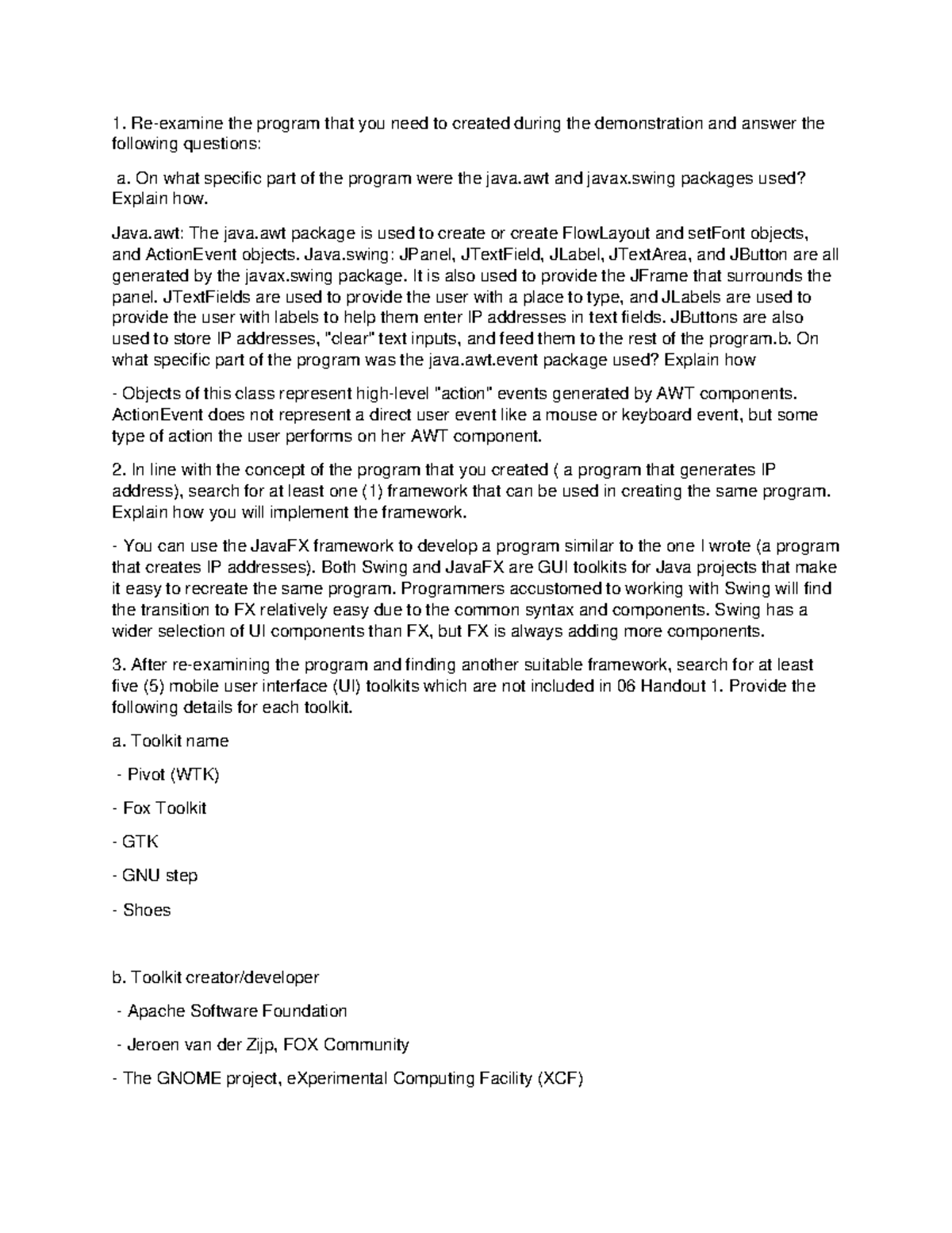 HCI12 - Exploring Java AWT, Swing, and UI Toolkits for IP Address ...