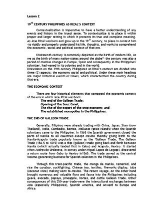 Rizal’S LIFE AS AN Exile IN Dapitan - Lesson 1 RIZAL’S LIFE AS AN EXILE IN DAPITAN Jose Rizal's ...