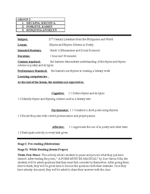 DLP-DEMO-closing remarks - Grades 1 to 12 DAILY LESSON PLAN School Tuao ...