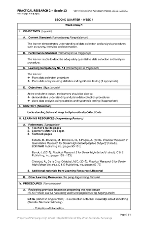 Pr2 q2 mod7 Drawing Conclusion and Formulating Recommendation for Findings - Practical Research ...