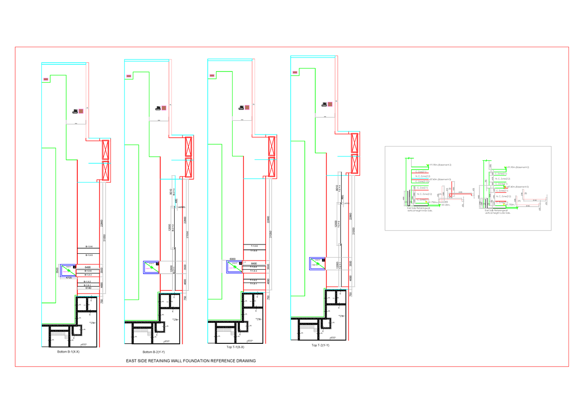 East Side Retaining Wall Foundation Reference Drawing - Studocu