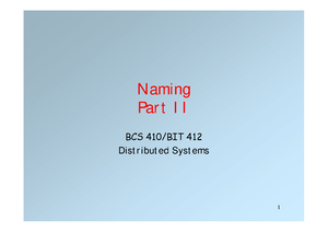 [Solved] Distinguish between persistent and transient objects concepts - Distributed Systems ...
