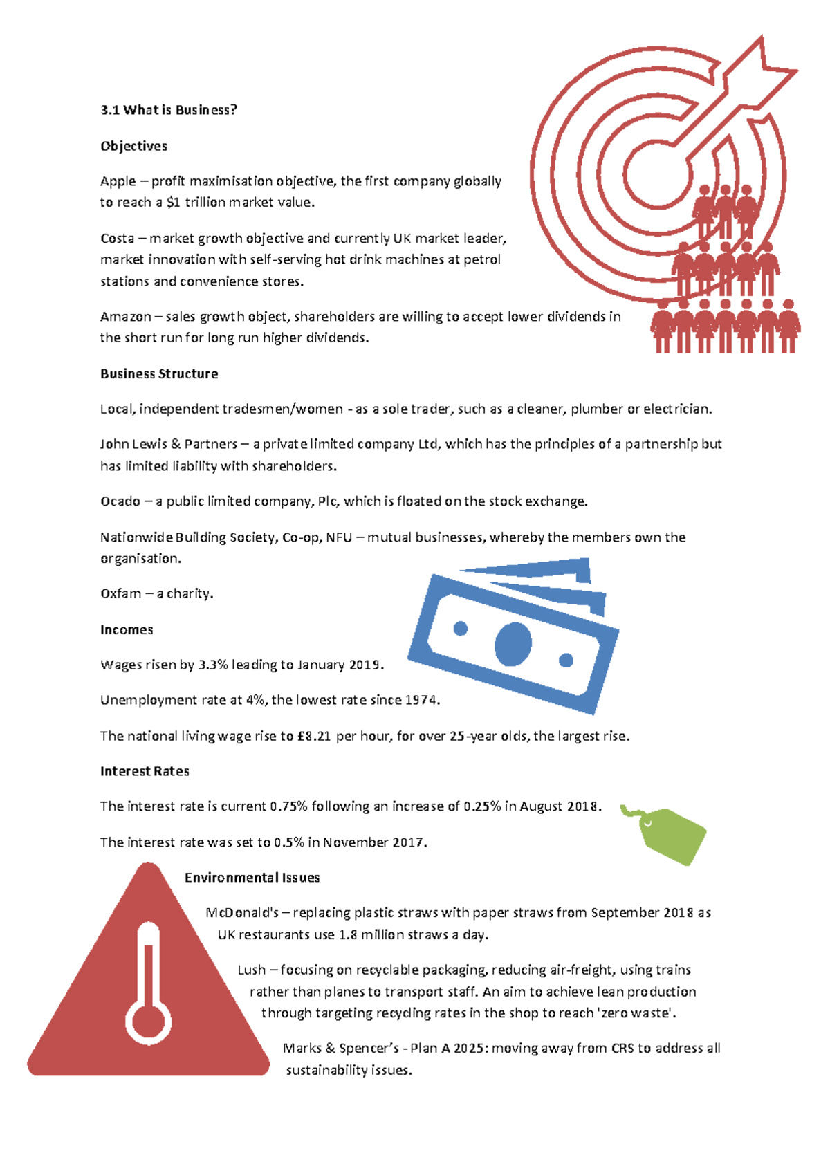 AQA AS Level Business Case Studies: Real World Business Examples - Studocu