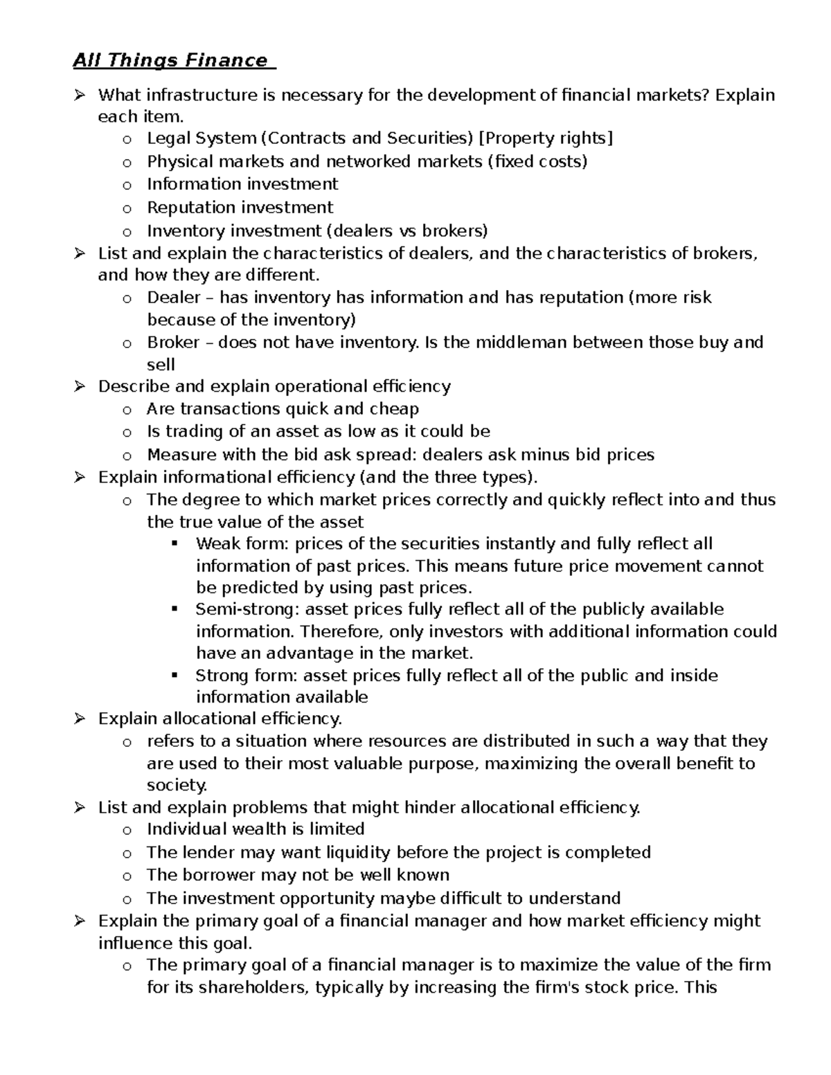 Analyzing Asymmetric Info: Solutions to Lemons Problem in Finance (FIN ...