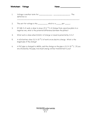 Parallel Circuits WS - Worksheet: Parallel Circuit Problems ...