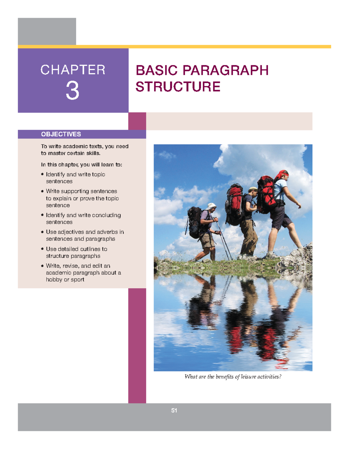 Paragraph Structure - BASIC PARAGRAPH STRUCTURE To write academic texts ...