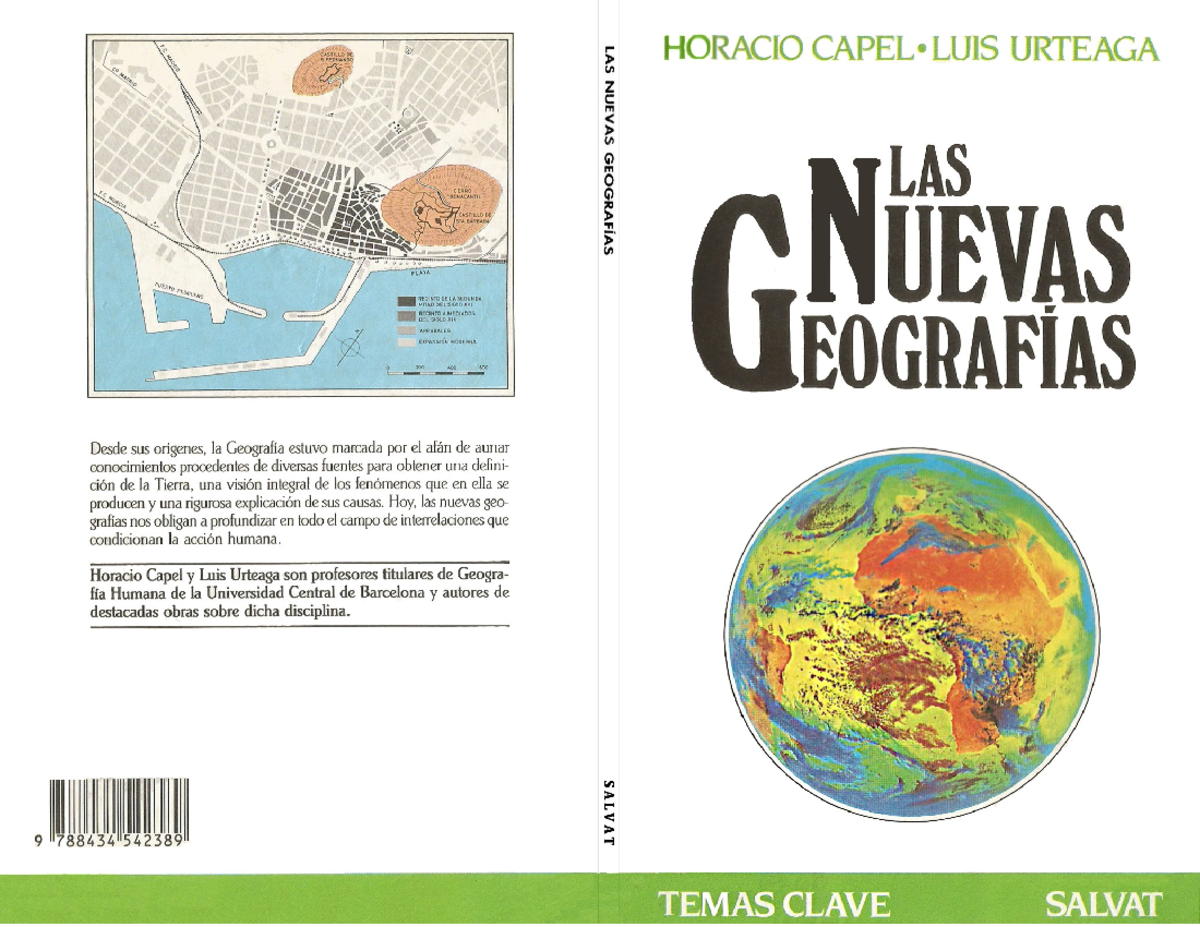 Análisis Geográfico: Horacio Capel y Luis Urteaga en Nuevas Geografías ...