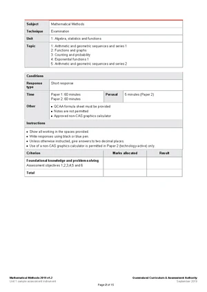 Year 11 Mathematical Methods IA1: PSMT on Water Slide Design - Studocu