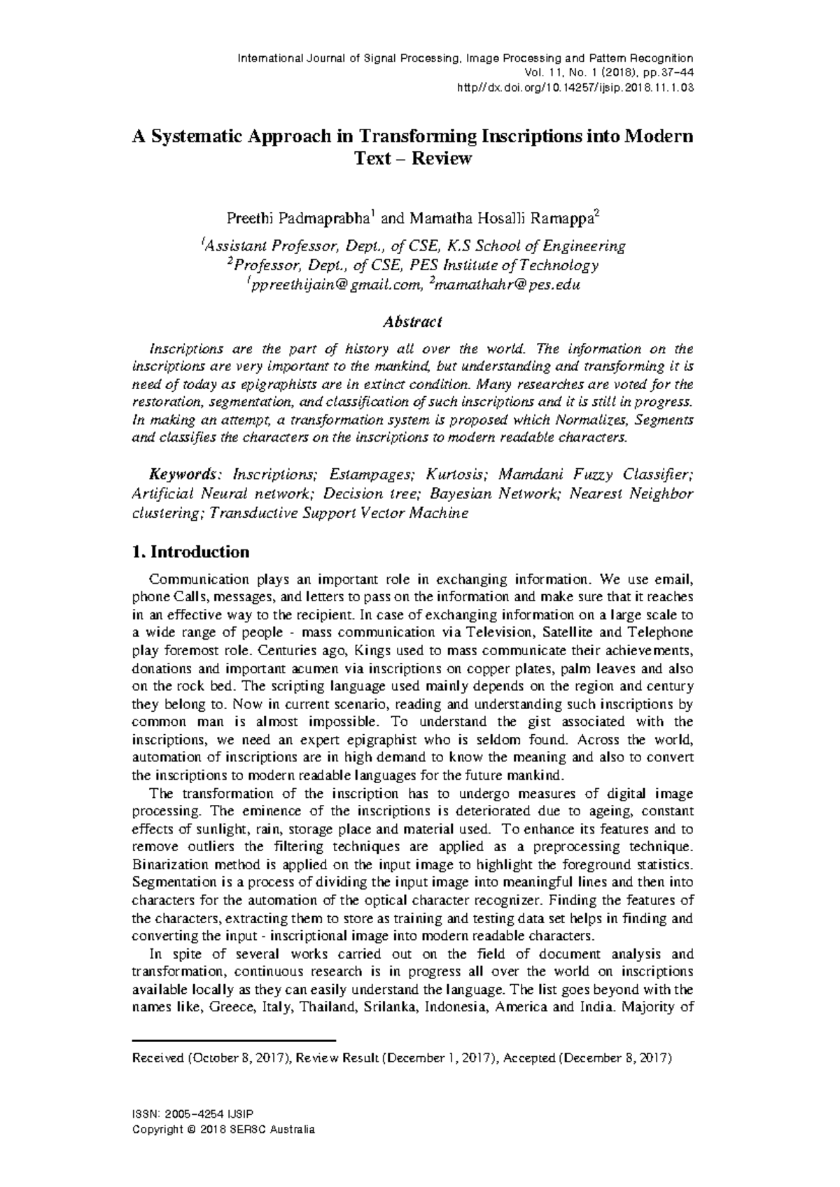 A Systematic Approach to Transforming Inscriptions into Modern Text ...