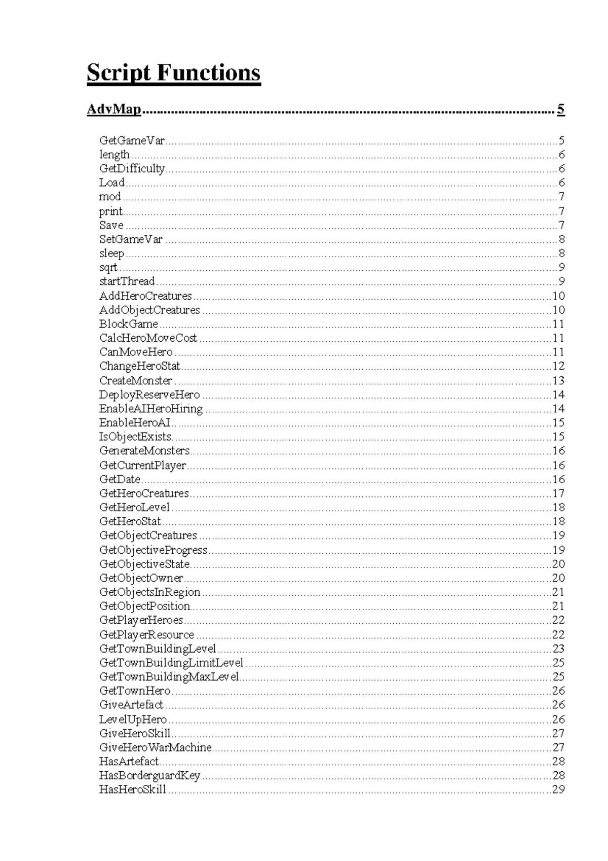 HOMM5 A2 Script Functions: Comprehensive Guide to Game Variables and ...