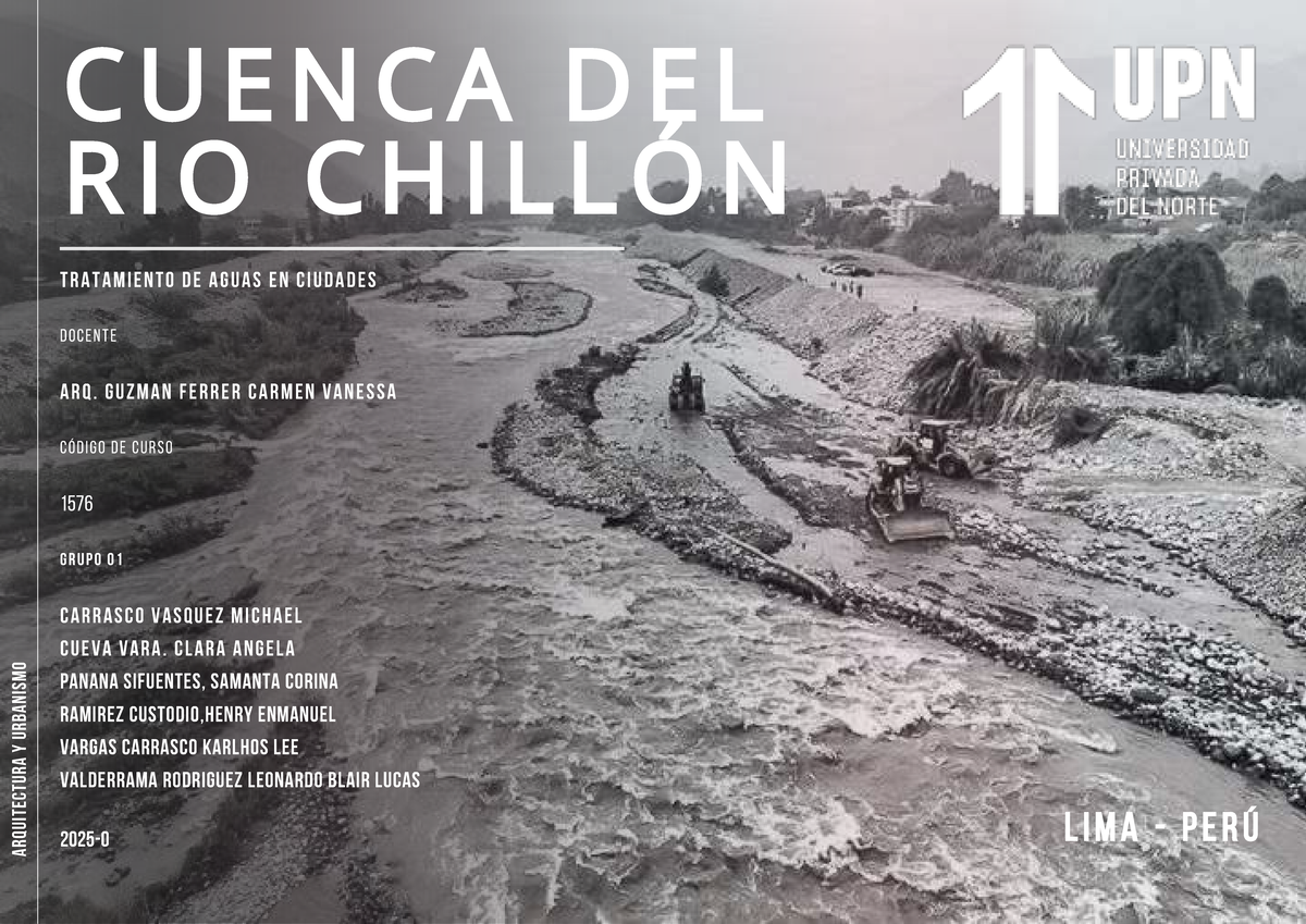 G1 Cuenca del Río Chillón: Tratamiento de Aguas y Cambio Climático ...