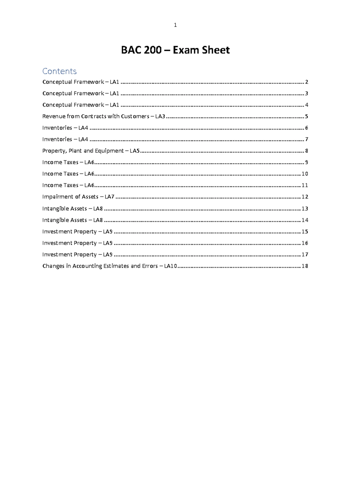 PPE Accounting Notes: IAS 16 & Impairment Considerations in Assets ...