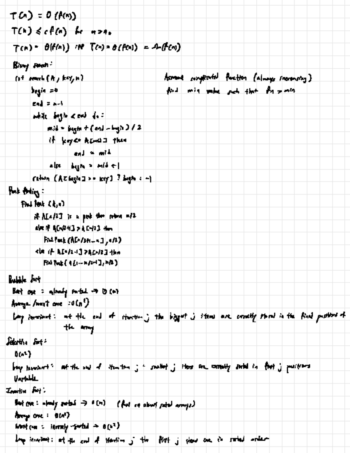 2040 Study Notes: Algorithms and Data Structures Overview - Studocu