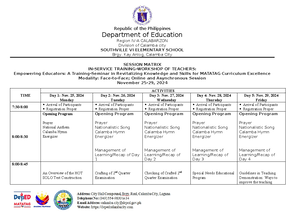 Final-Enclosures Inset SY-2024-2025 - Department of Education NATIONAL ...