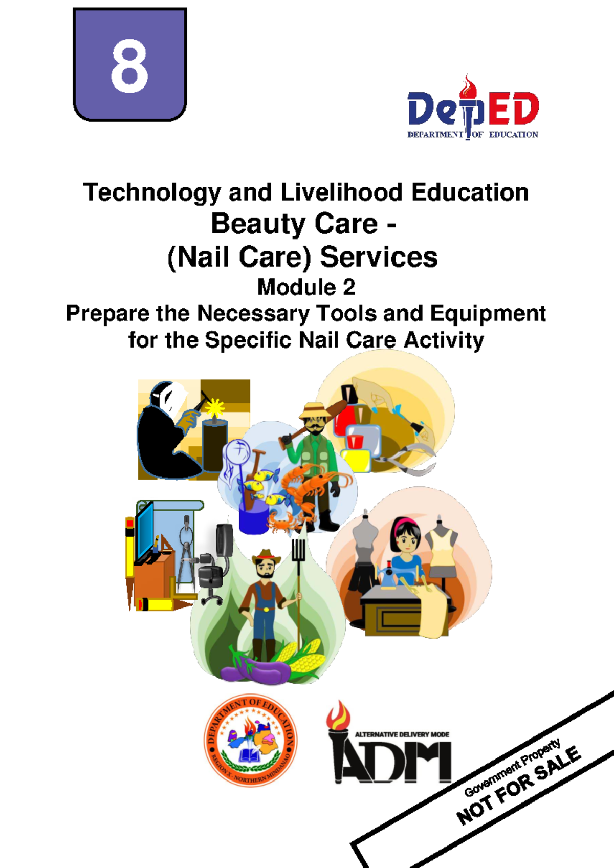 TLE8 Module 2: Preparing Tools for Nail Care Services - Studocu
