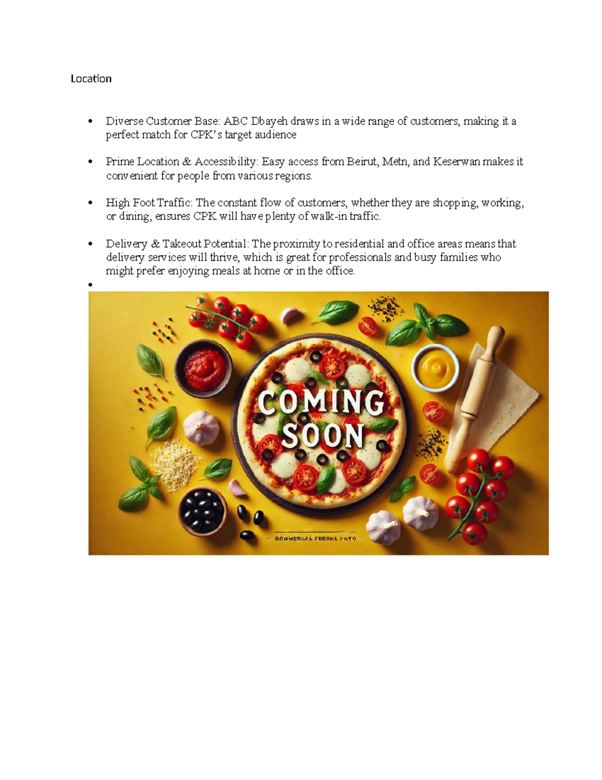 Location - lkjhgfds - Location Diverse Customer Base: ABC Dbayeh draws ...
