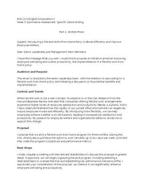 Eng 2 Week 1 Discussion - ENG/210: English Composition Ii Wk 1 ...