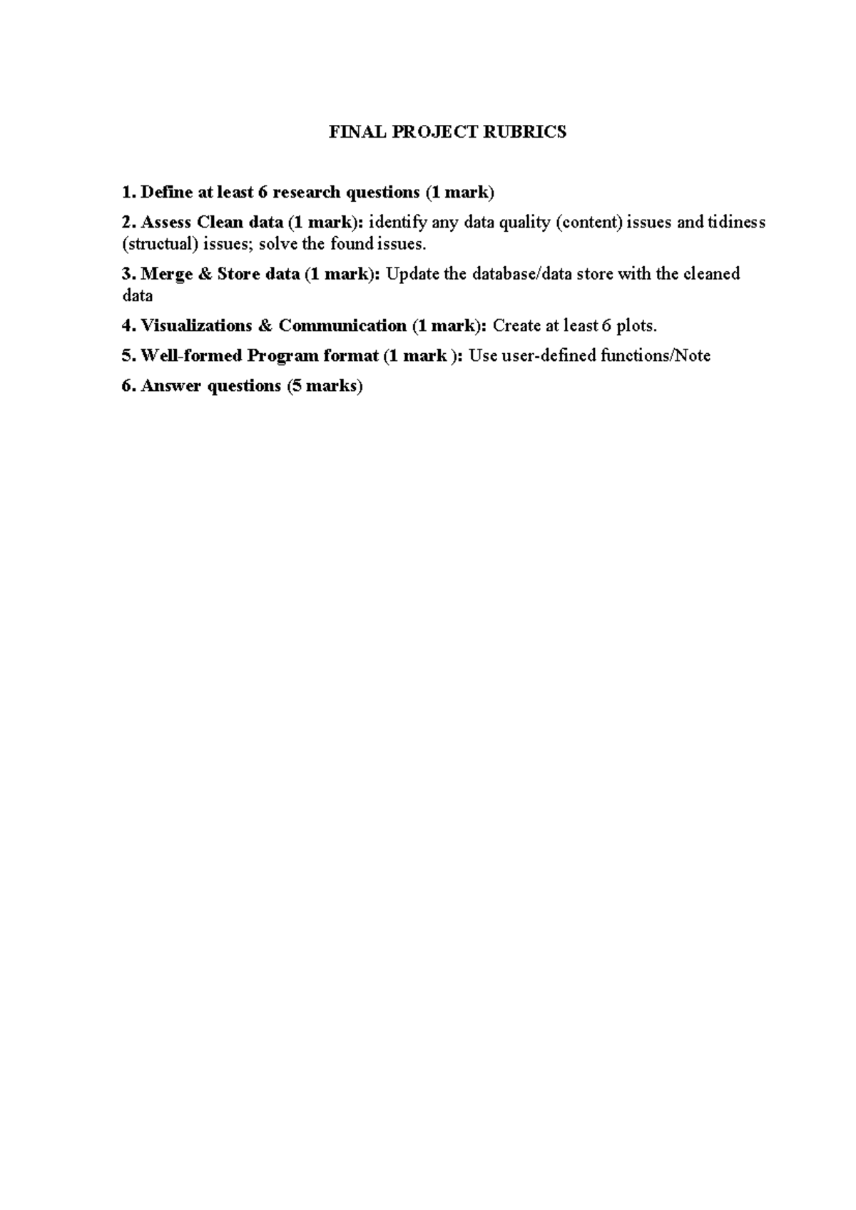 Final Exam Rubrics - dfdf - on tap xstk CNTT_K21 - FINAL PROJECT ...