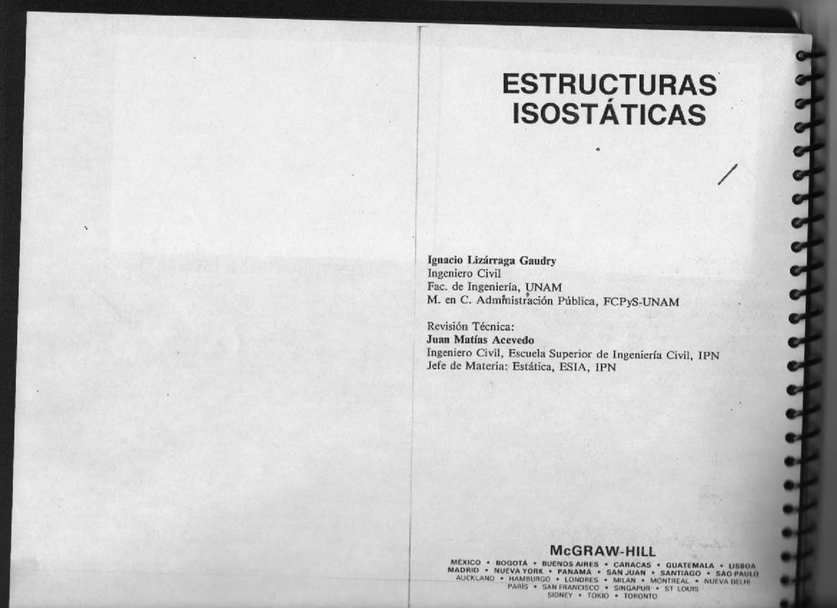 Estructuras Isostáticas - Estudio Comprimido por Lizárraga - Studocu
