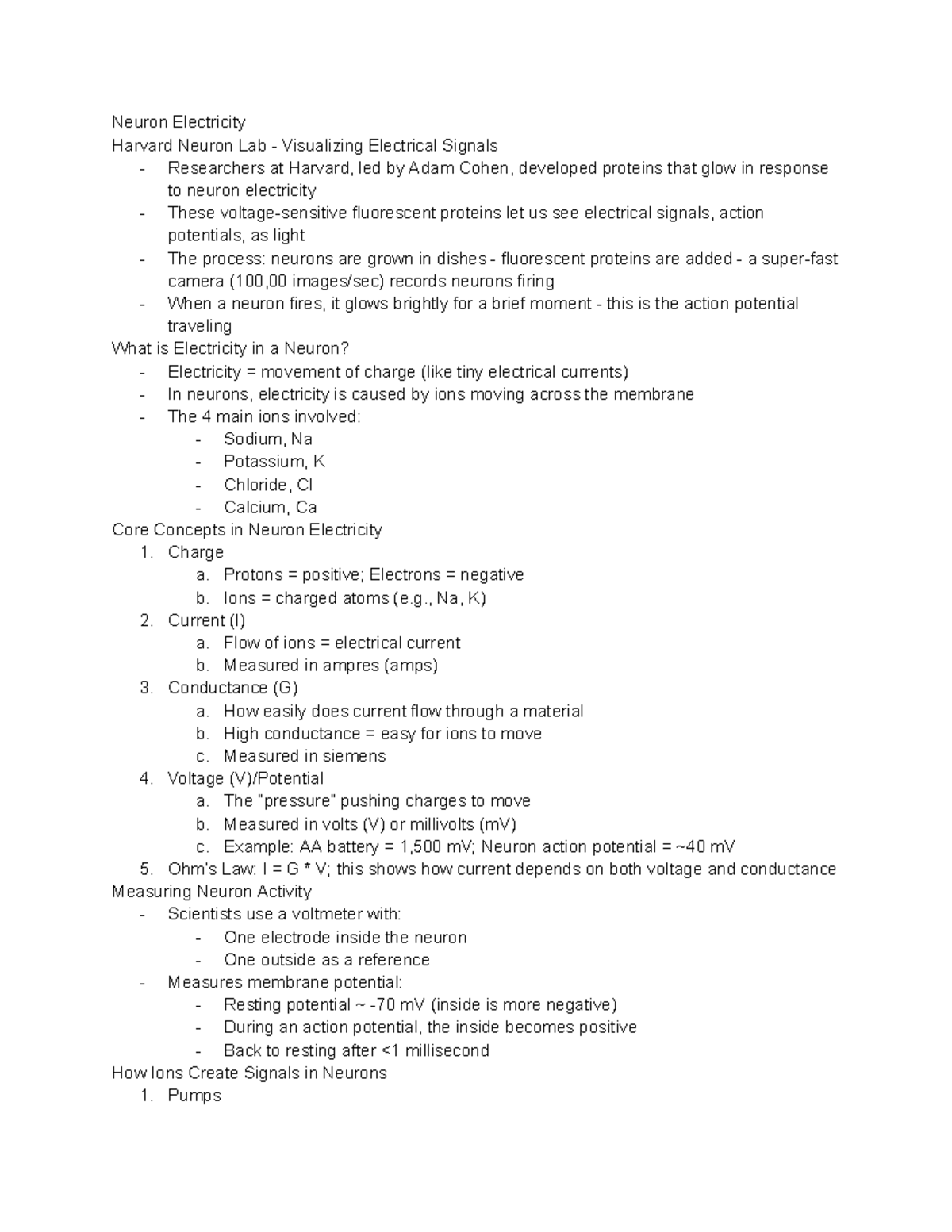 Introduction to Neurophysiology: Neuron Function & Action Potentials ...