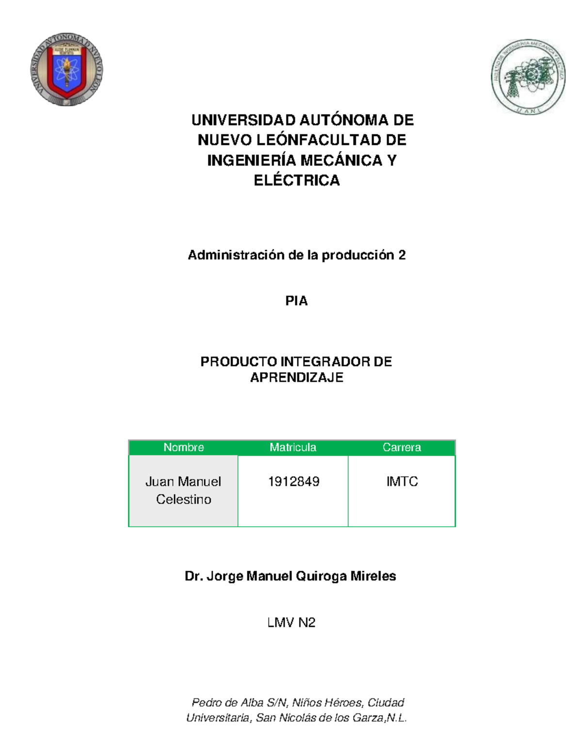 PIA 2 - Caso de Estudio: Milwaukee Paper Manufacturing y la Reducción ...